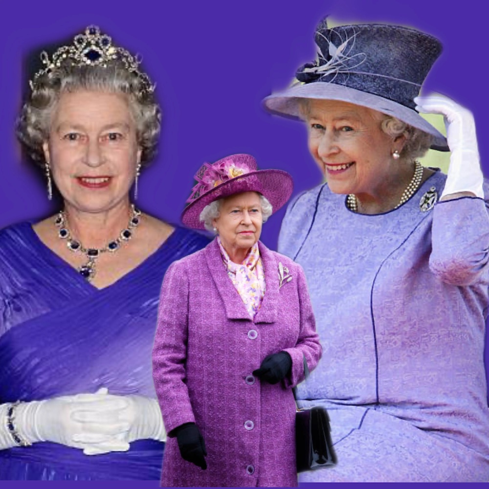 Purple “Reign”, Elizabeth II’s Style