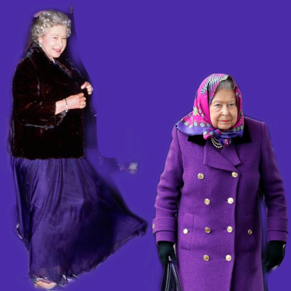 Purple “Reign”, Elizabeth II’s Style