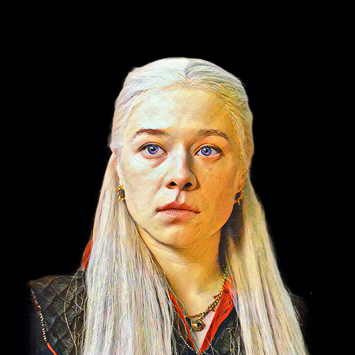 A docilidade de Rhaenyra Targaryen
