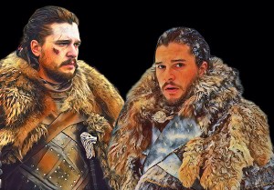Jon Snow: Lobo e Dragão. Fogo e Gelo. Também último Targaryen